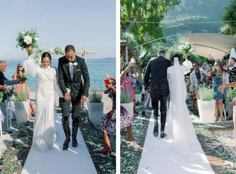Sea Side Symbolic Ceremony In Corfu - Wedding In Greece